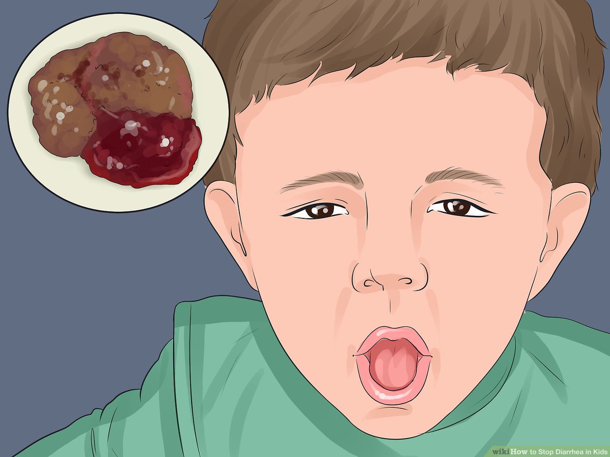 How do I get rid of my child's diarrhea?