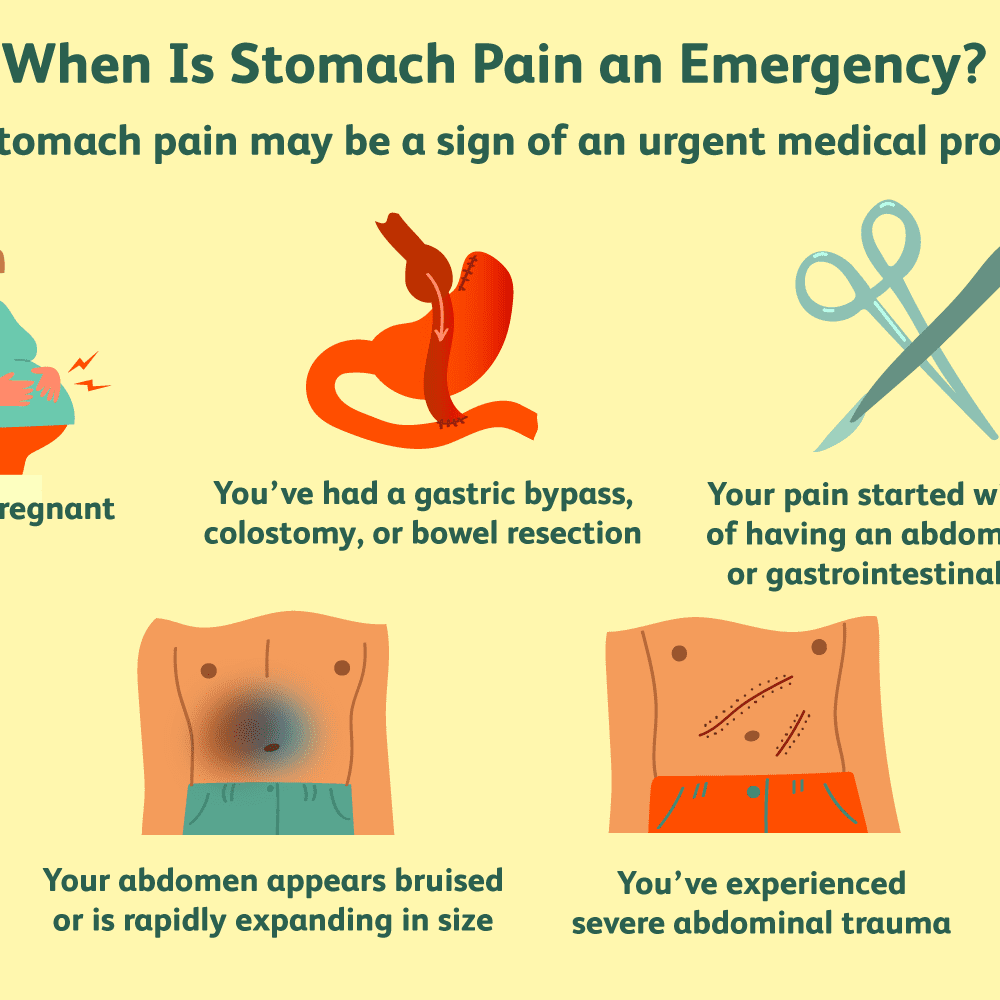 How do I know if my stomach pain is serious female?