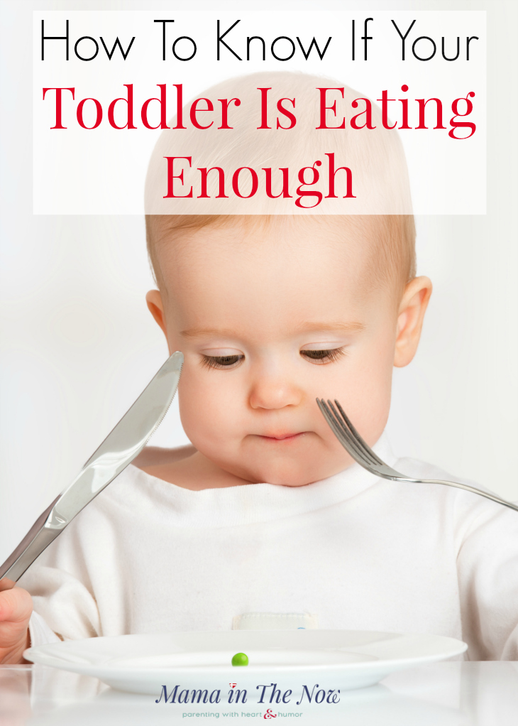 How do I know if my toddler is eating enough?