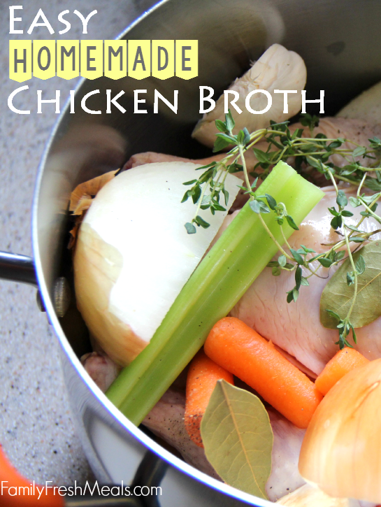 How do I make chicken broth?