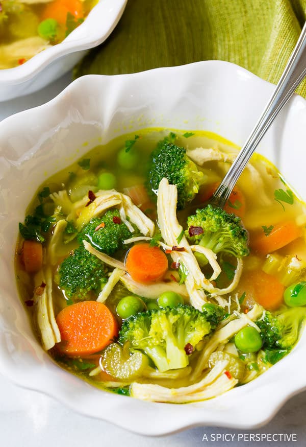 How do I make chicken soup for my body?
