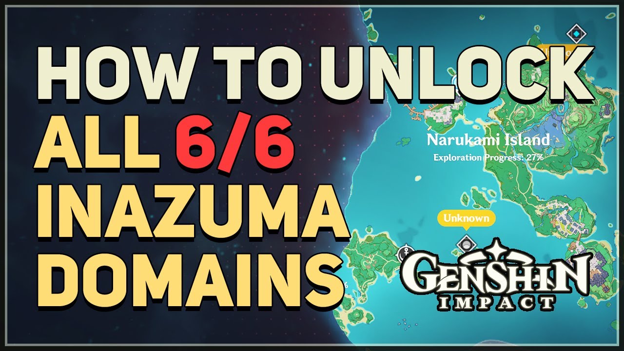 How do I open the Inazuma domain?