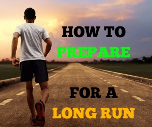 How do I prepare for a long run in the morning?