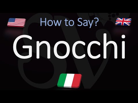 How do I pronounce gnocchi in Italian?