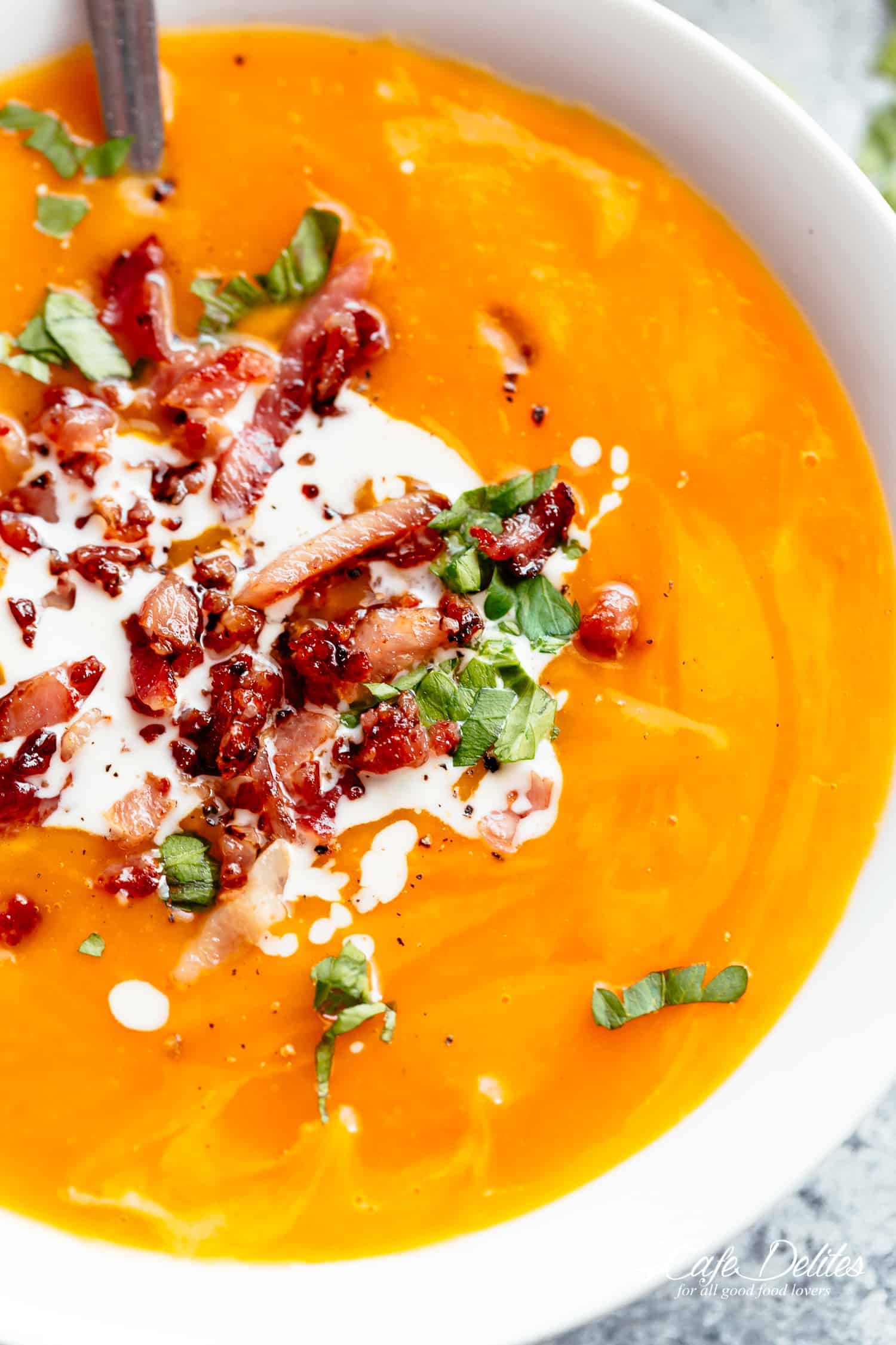 How do I spice up bland pumpkin soup?