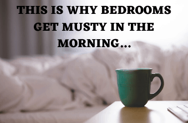 How do I stop my house smelling in the morning?