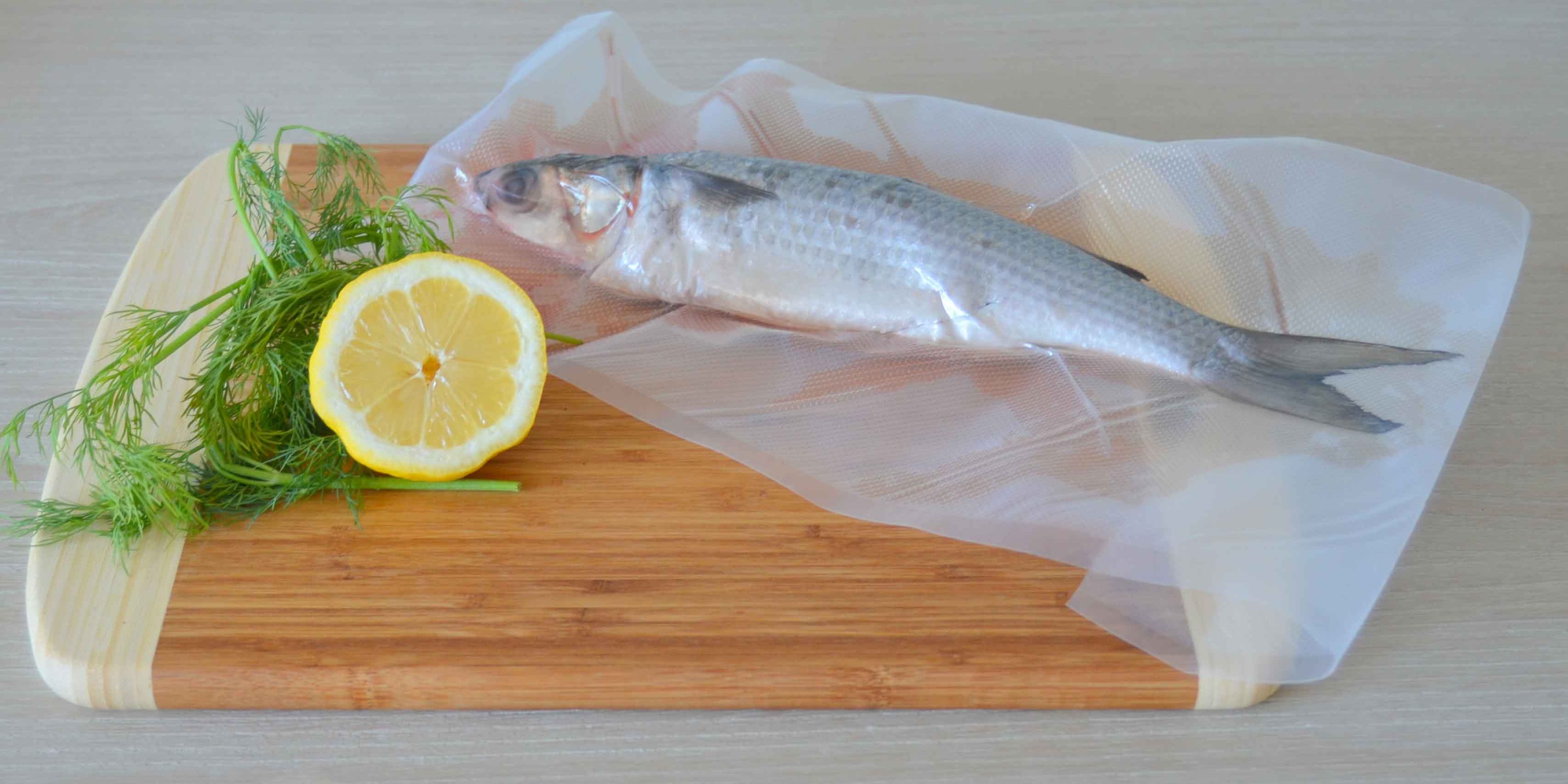 How do I store my vacuum sealed fish?