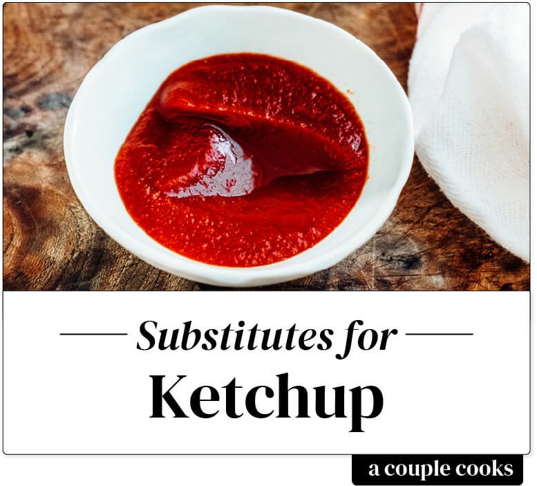 How do I substitute tomato sauce for ketchup?