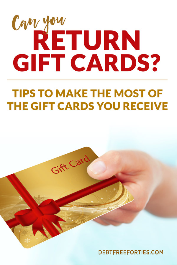 How do returns work with gift cards?