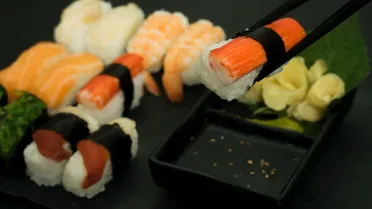 How do sushi restaurants prepare imitation crab?