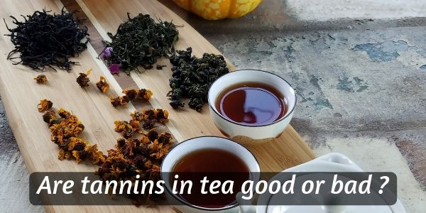 How do tannins in tea affect the body?