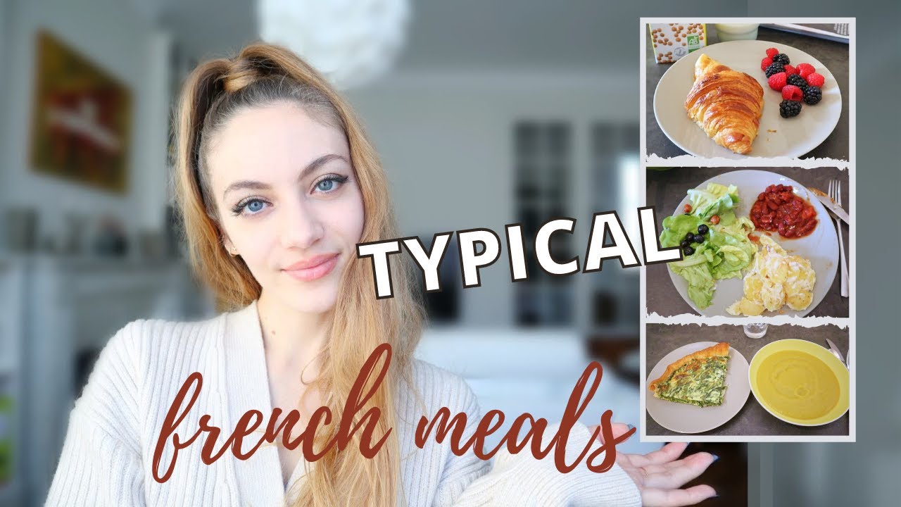 How do the French eat their meals?