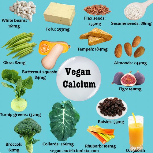 How do vegans get protein and calcium?