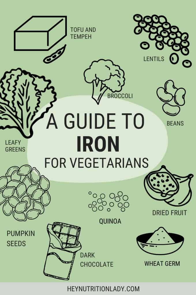 How do vegans increase iron levels?