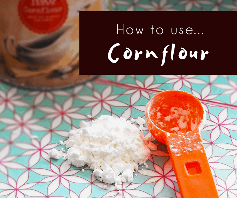 How do you add corn flour?