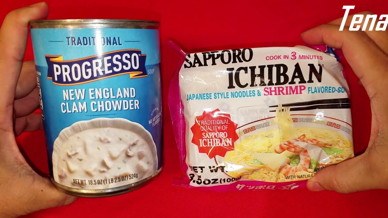 How do you add flavor to canned clam chowder?