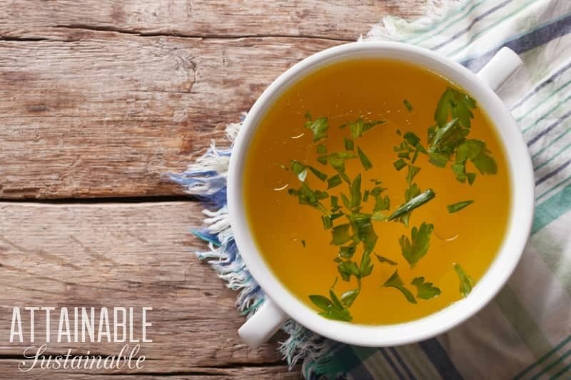 How do you add flavor to low sodium chicken broth?