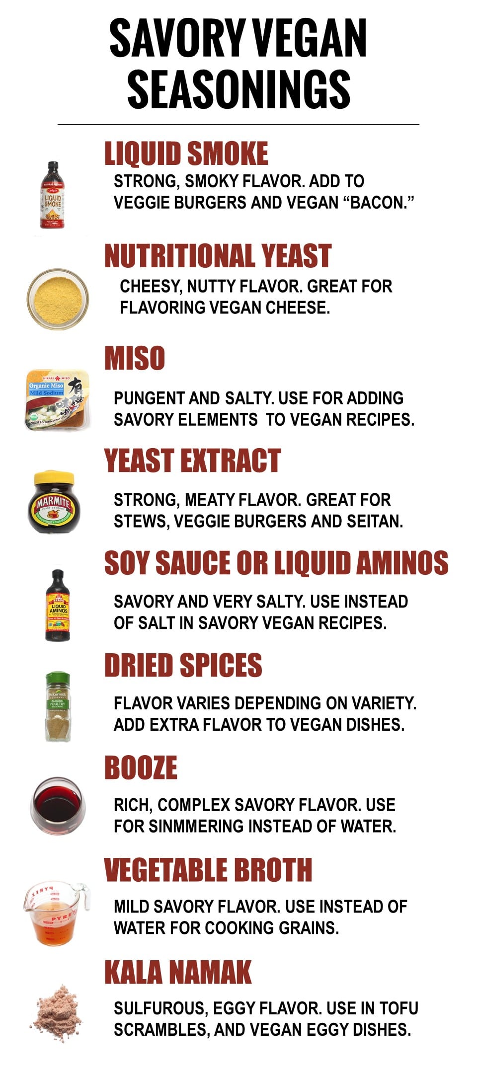 How do you add flavor to vegan food?