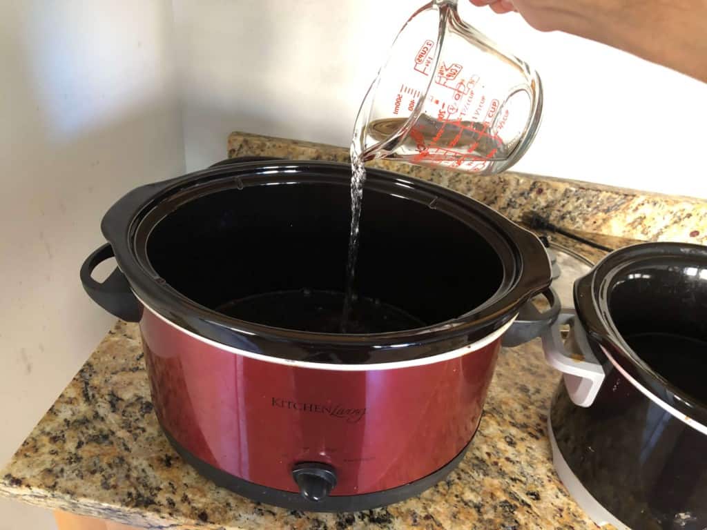 How do you add moisture to a crock pot?
