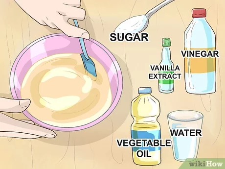 How do you add xanthan gum to syrup?