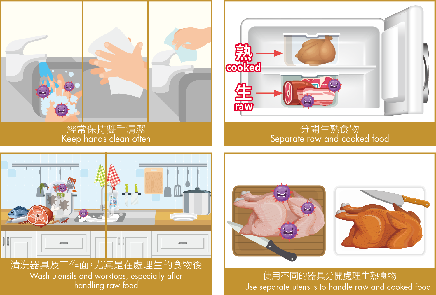 How do you avoid cross contamination answer?