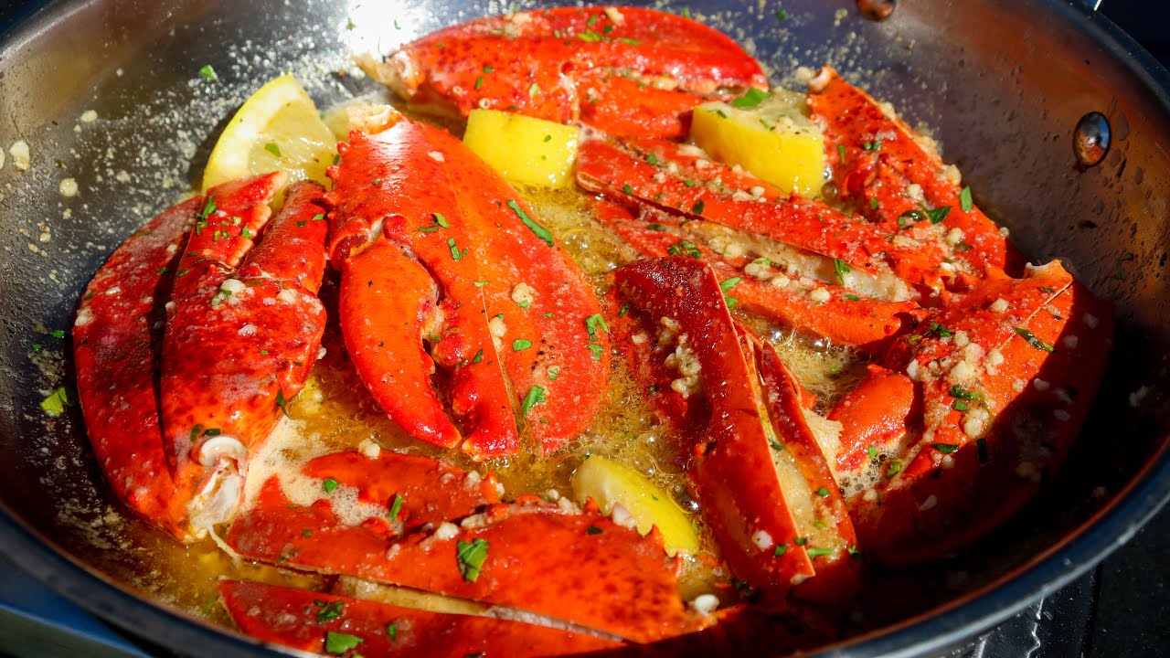 How do you bake lobster claws and arms?