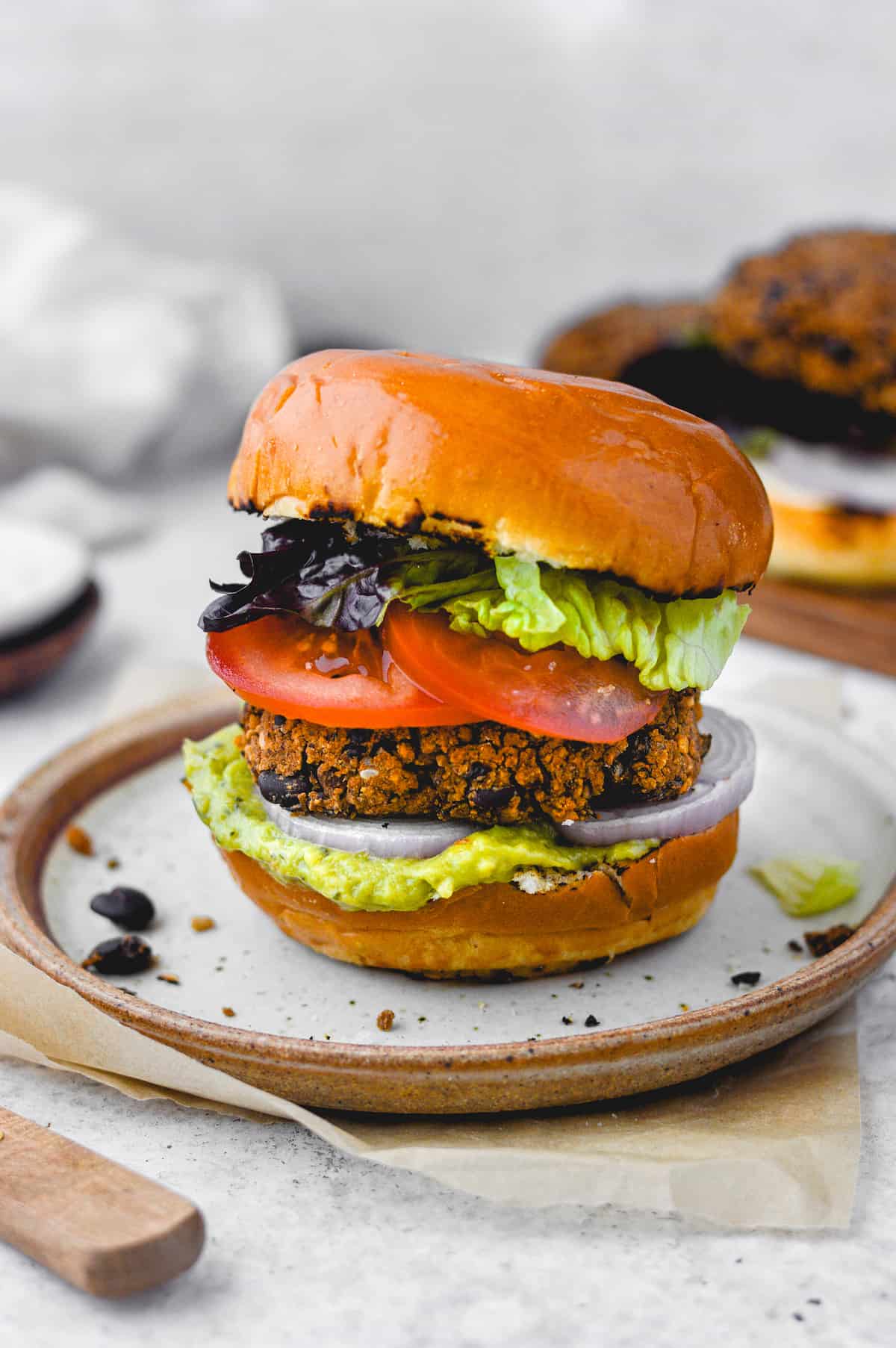 How do you bind a black bean burger?