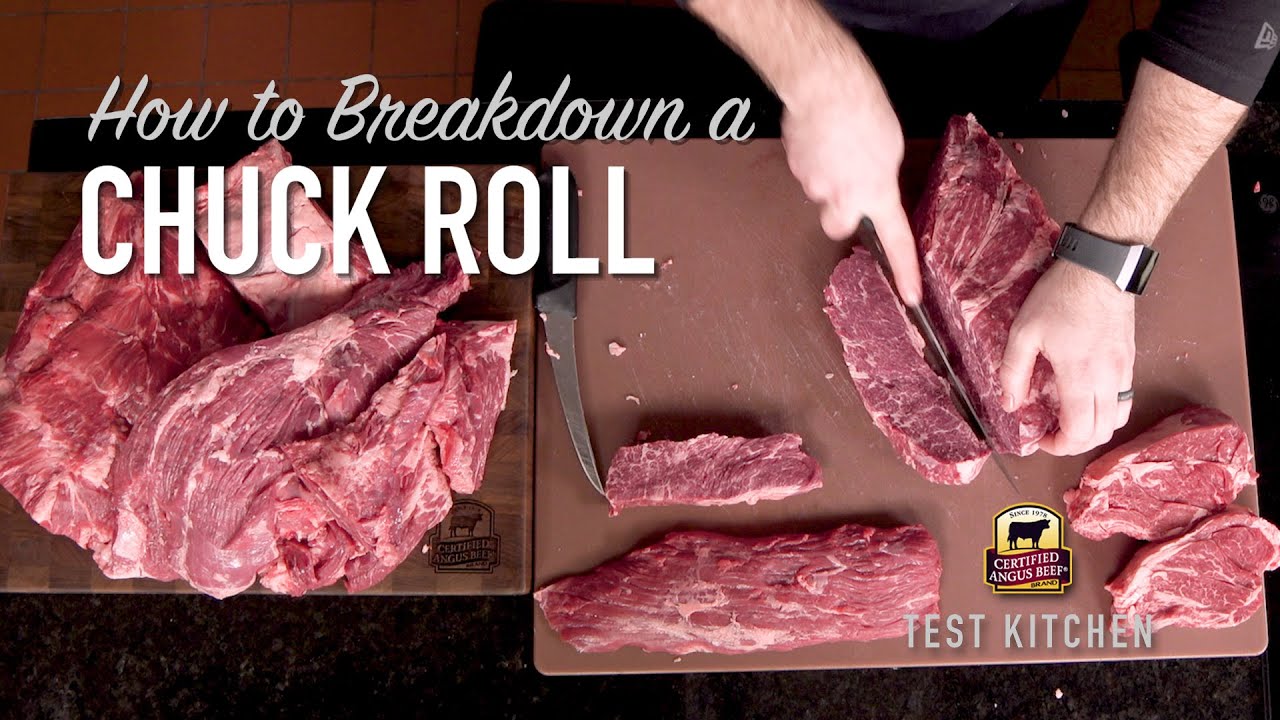 How do you break down chuck steak?