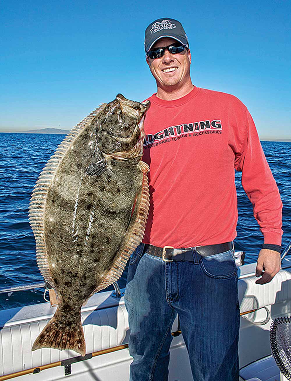 How do you catch a big halibut in California?