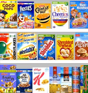 How do you categorize cereals?