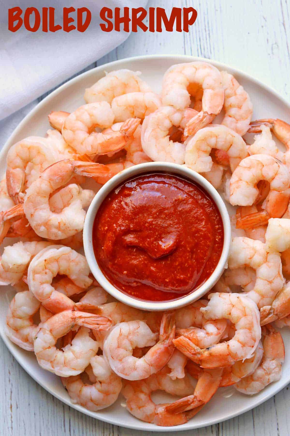 How do you chill cooked shrimp?