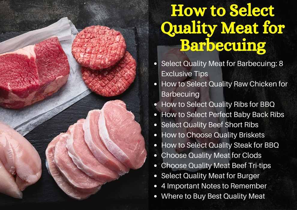 How do you choose good quality meat?