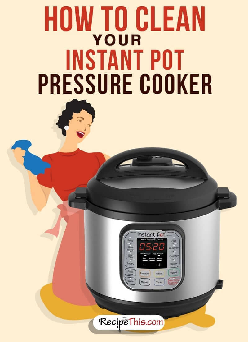 How do you clean a pressure cooker for the first time?