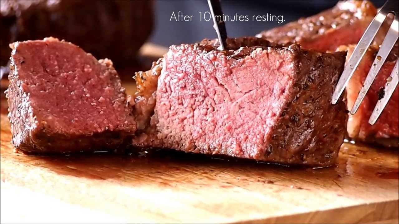 How do you cook a 2 inch thick steak?