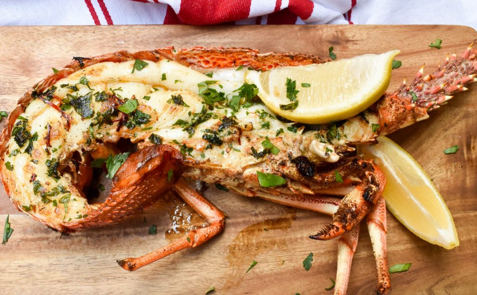 How do you cook a rock lobster?