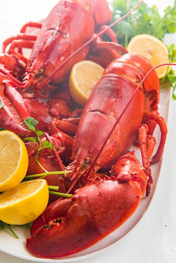 How do you cook a whole Cold water lobster?