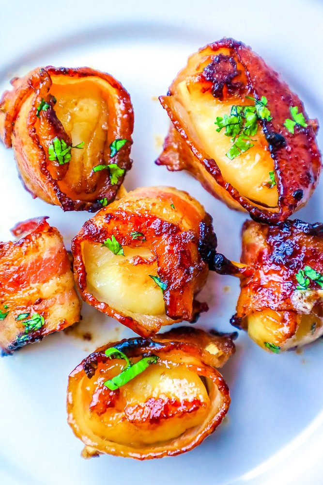 How do you cook Bacon Wrapped Scallops without them falling apart?