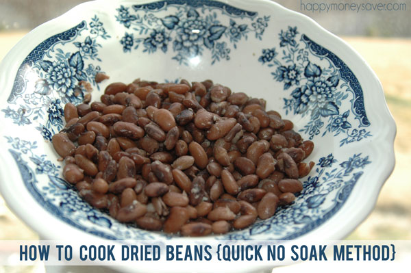 How do you cook beans without soaking them?