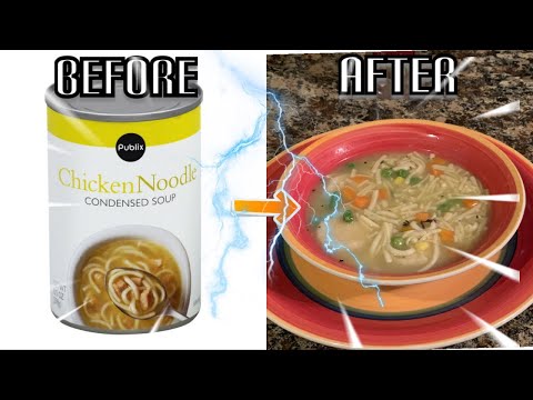 How do you cook canned soup noodles that aren't soggy?