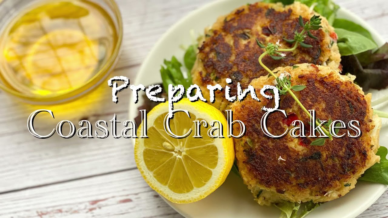 How do you cook coastal seafood crab cakes?