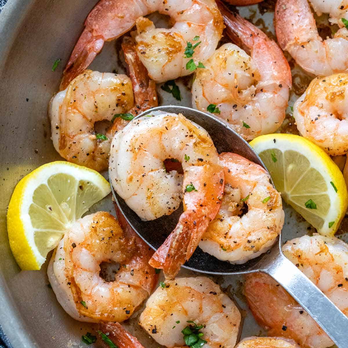 How do you cook cooked shrimp from the store?