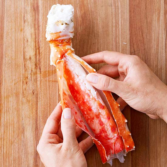 How do you cook crab meat without the shell?