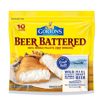 How do you cook frozen beer battered fish?