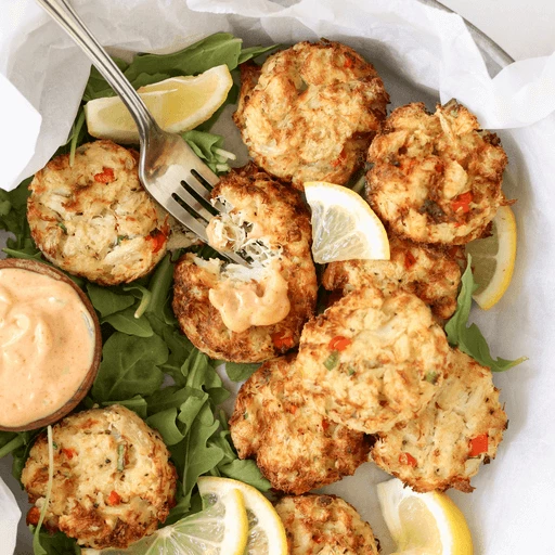 How do you cook frozen crab cakes from festival foods?