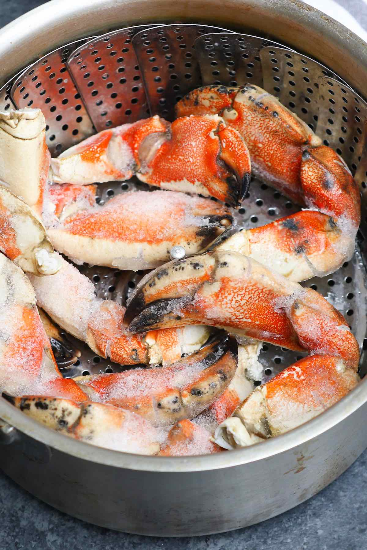 How do you cook frozen crab claw meat?