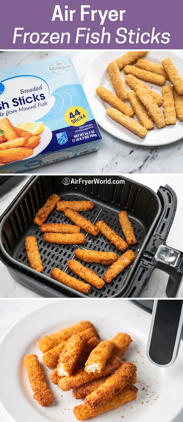 How do you cook frozen fish nuggets in the air fryer?