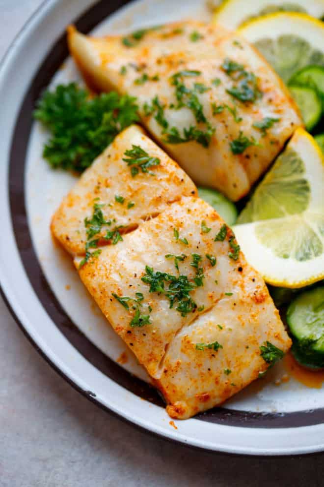 How do you cook frozen halibut?
