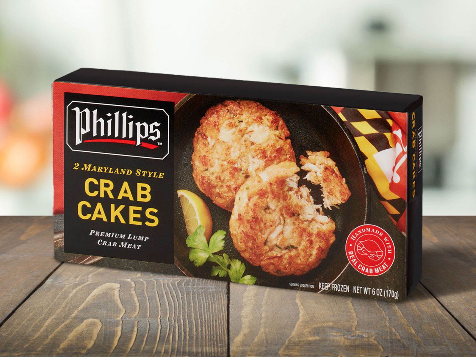 How do you cook frozen Phillips crab cakes?