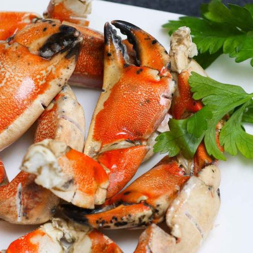 How do you cook frozen rock crab claws?