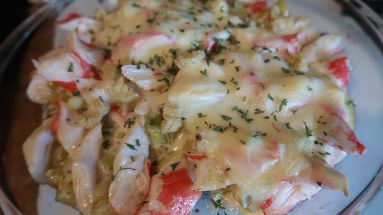 How do you cook imitation crab meat in the oven?